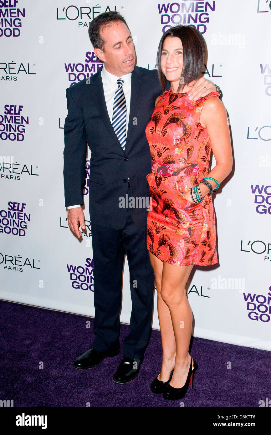 Jerry seinfeld and jessica seinfeld hi-res stock photography and images ...