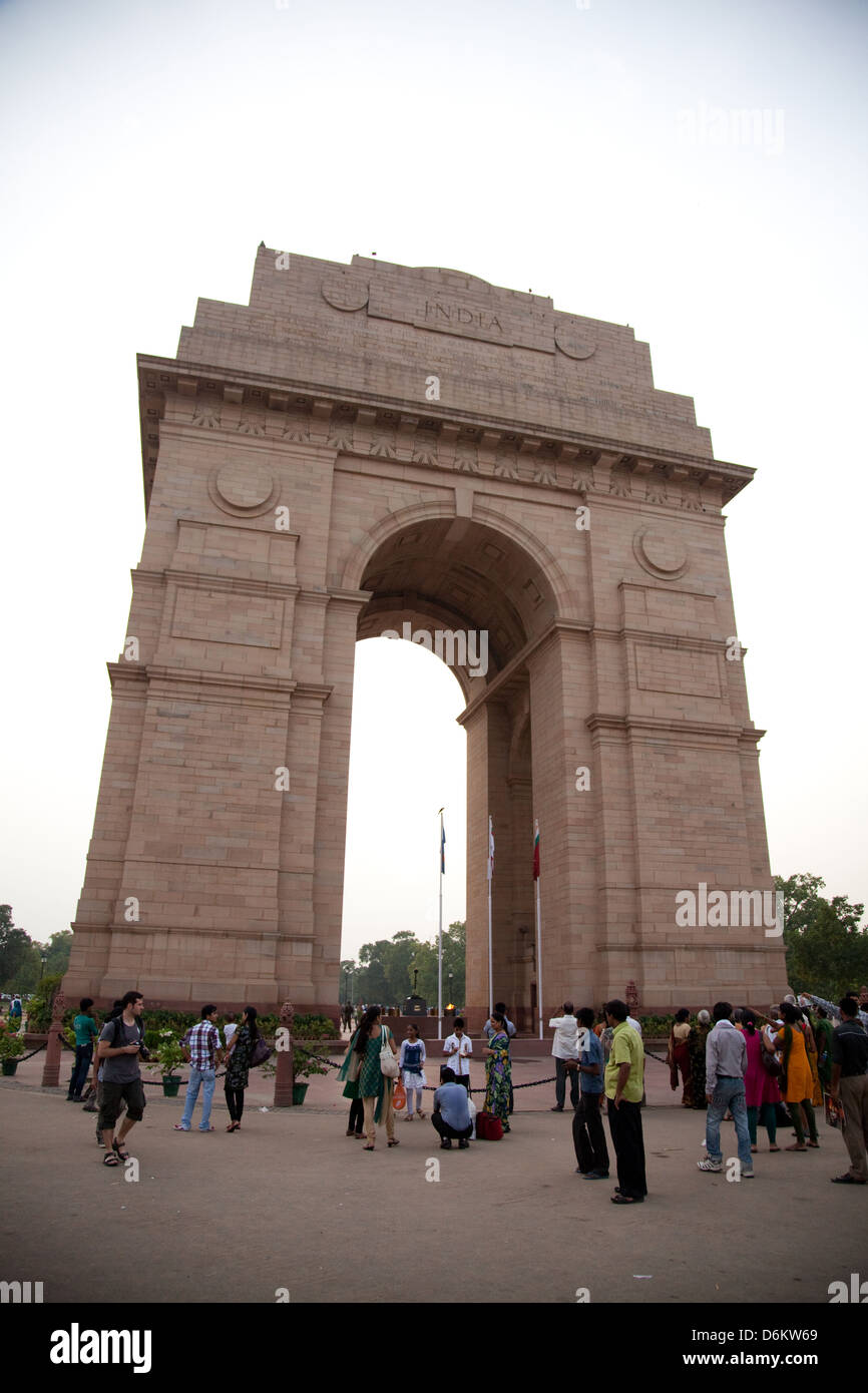 India Gate New Delhi at sunset Stock Photo - Alamy