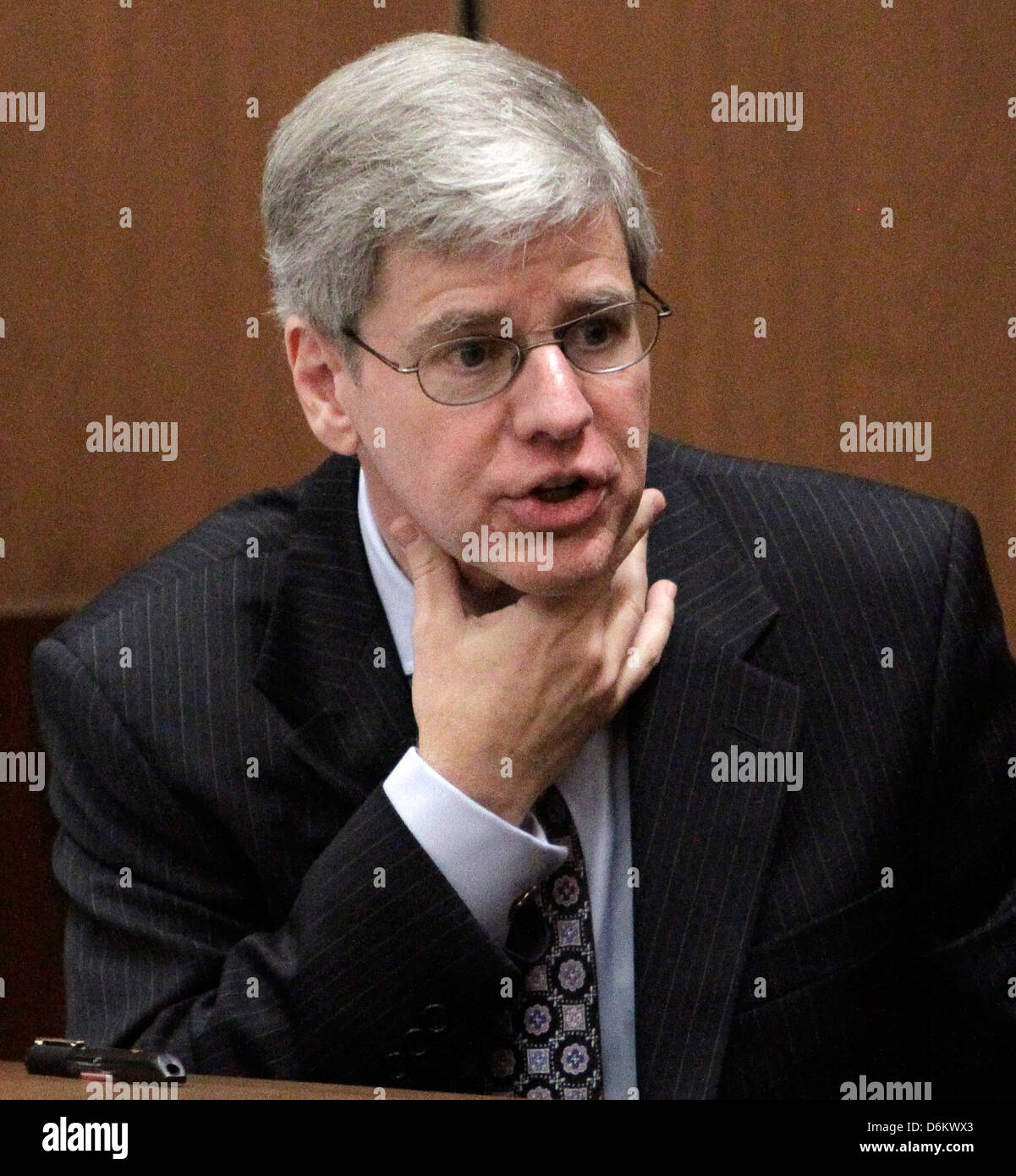 Anesthesiology expert Dr. Steven Shafer demonstrates how the airway of ...