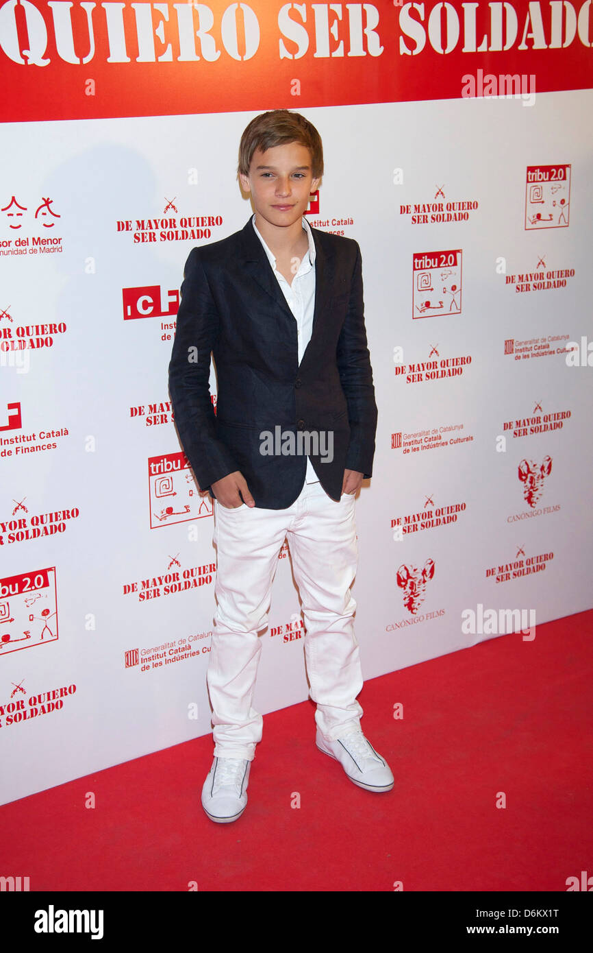 Fergus Riordan attends 'De Mayor Quiero Ser Soldado' premiere at ...