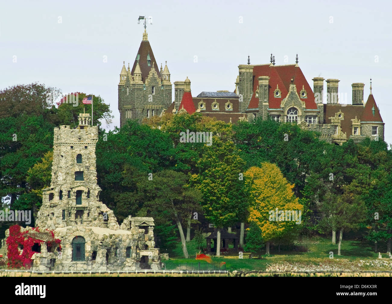 Boldt Castle in Alexandria Bay, New York Stock Photo - Alamy