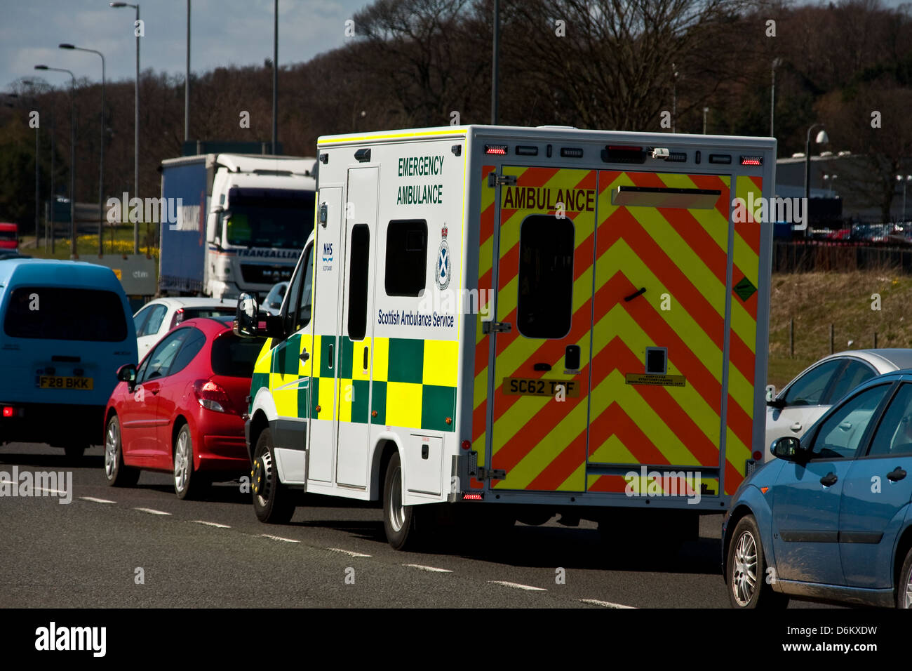 Paramedics emergency blue lights High Resolution Stock Photography and ...