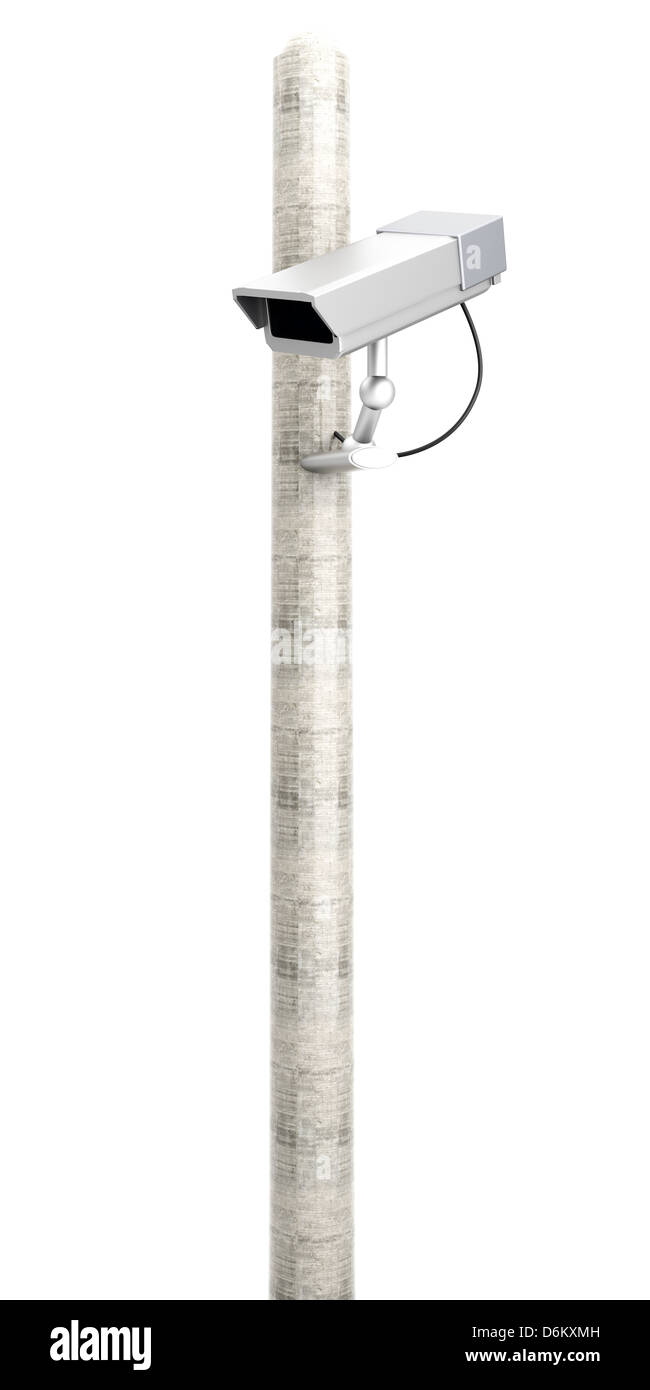 A CCTV surveillance. 3D rendered Illustration Stock Photo - Alamy