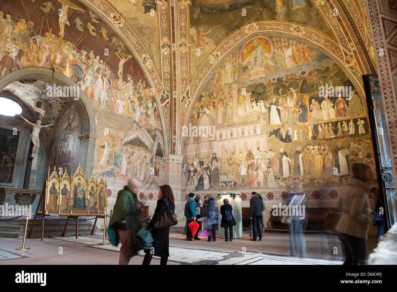 Frescos by Bonaiuto, Spanish Chapel, Santa Maria Novella Church ...