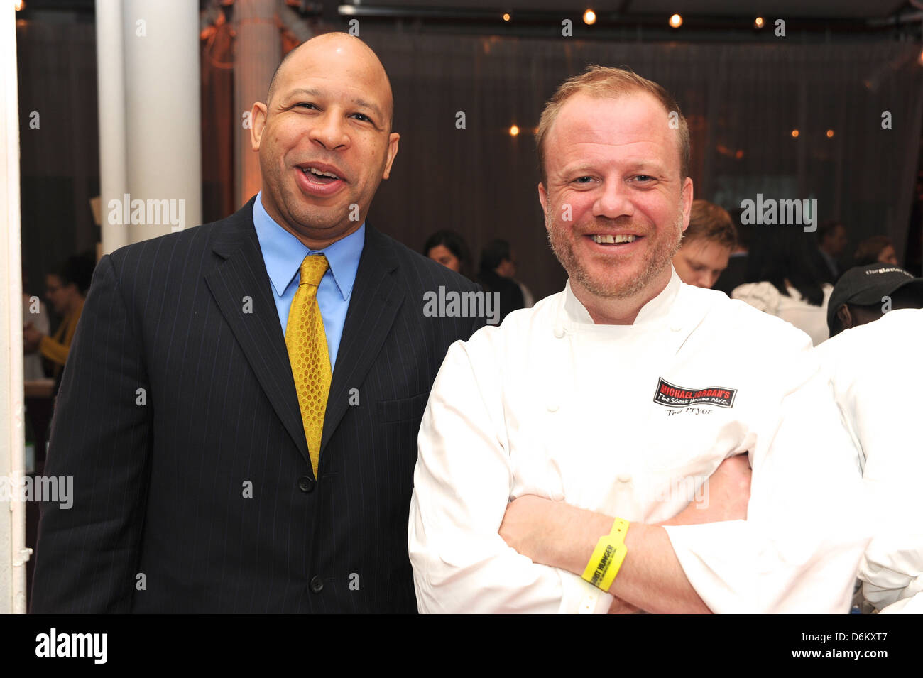 Ted Pryor of Michael Jordan's The Steak House City Harvest hosts the ...