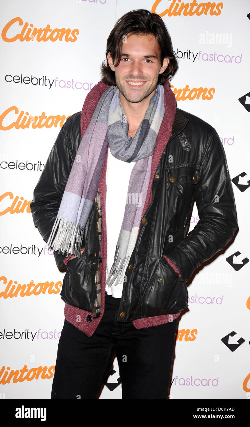 Bobby Sabel arrives at Clintons Celebrity Fastcard launch party, No 5 ...