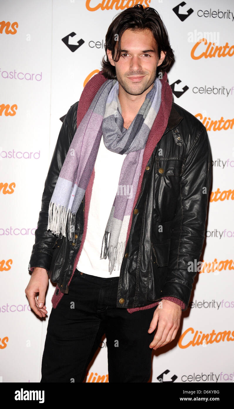 Bobby Sabel arrives at Clintons Celebrity Fastcard launch party, No 5 ...
