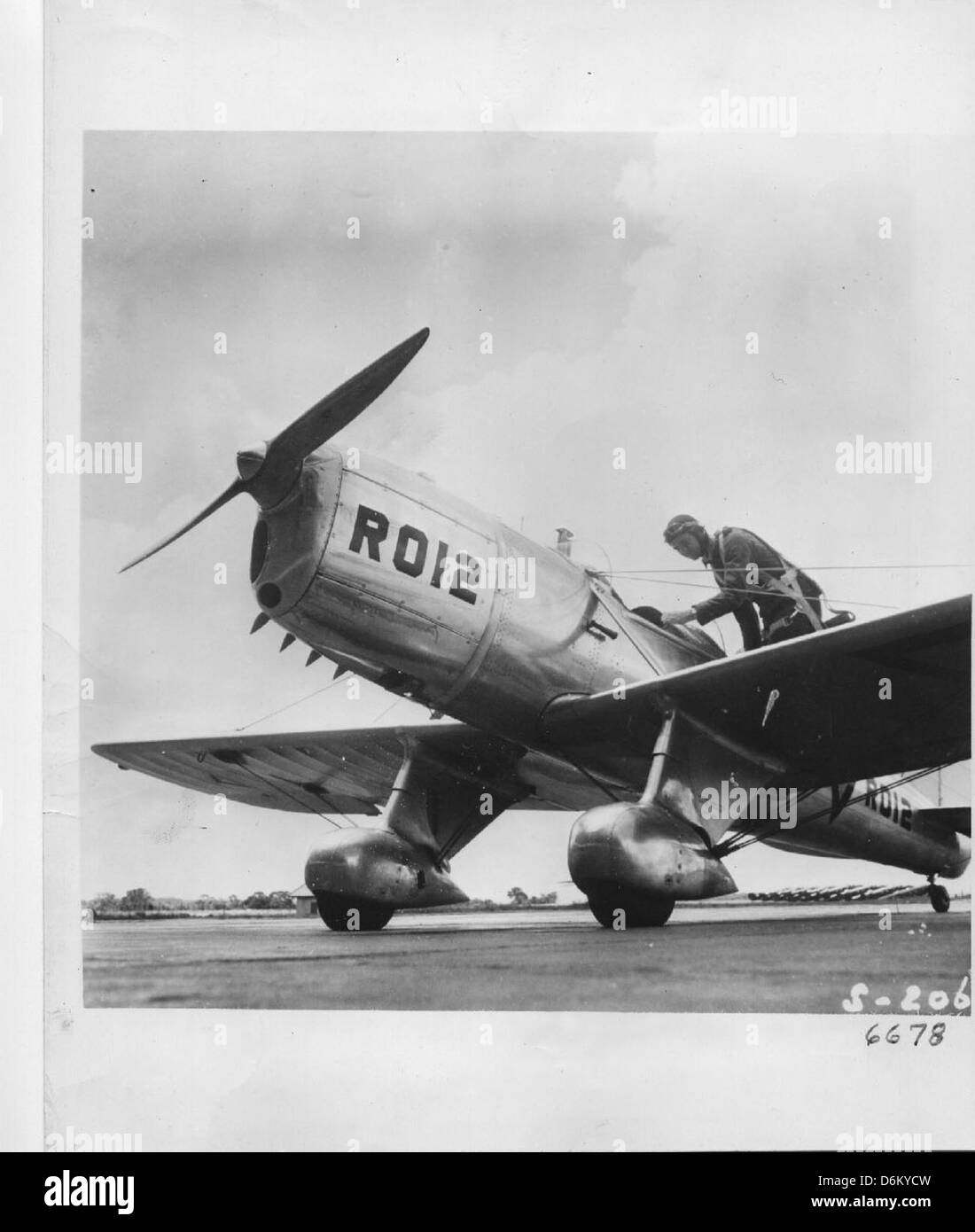 The Ryan STM, captured in this 1940 photograph, represents the ...