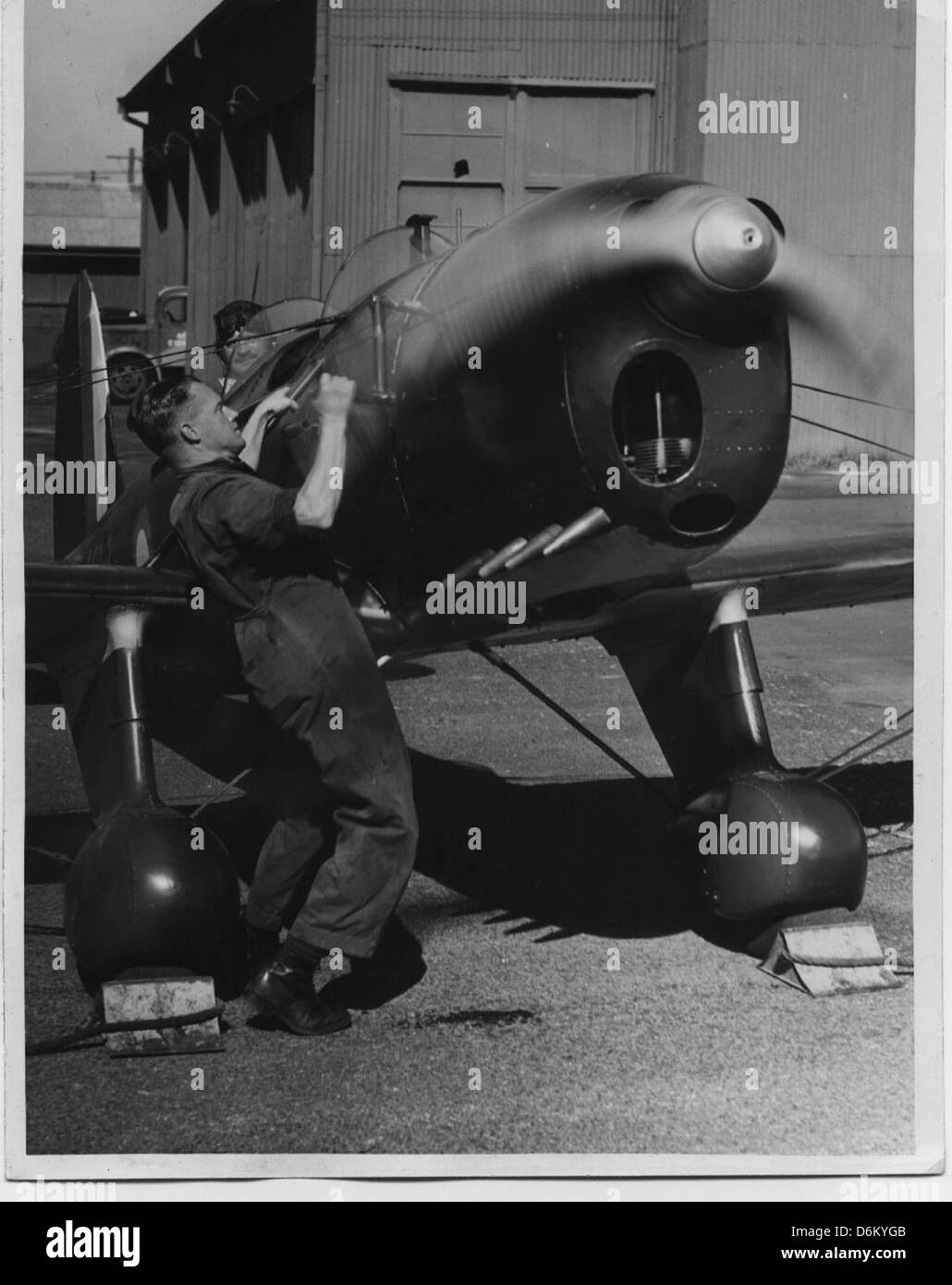 The Ryan STM-2, a training aircraft from the 1930s, was used for both ...