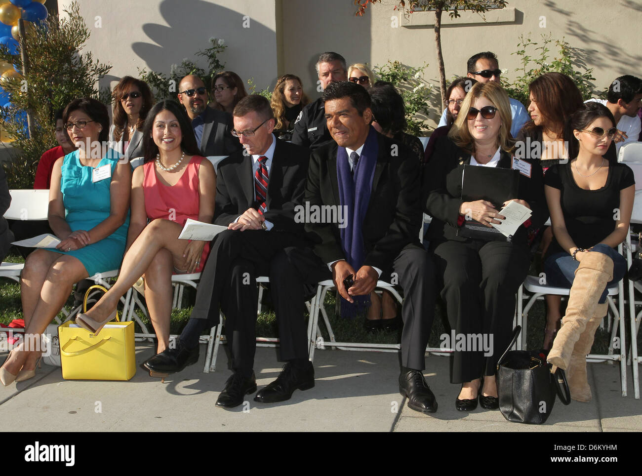 Dr. John Deasy, George Lopez, Linda Small George Lopez Auditorium ...