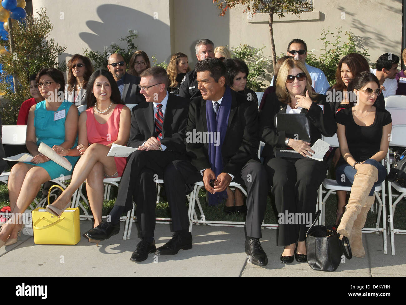 Dr. John Deasy, George Lopez, Linda Small George Lopez Auditorium ...