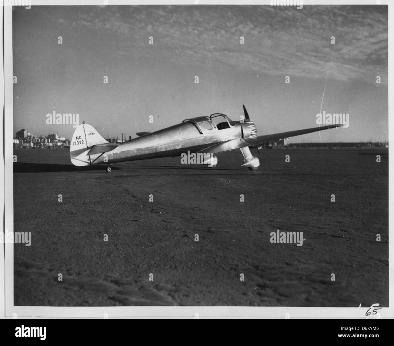 This image shows the Ryan SC-W, a 1930s-era sport coupe aircraft ...