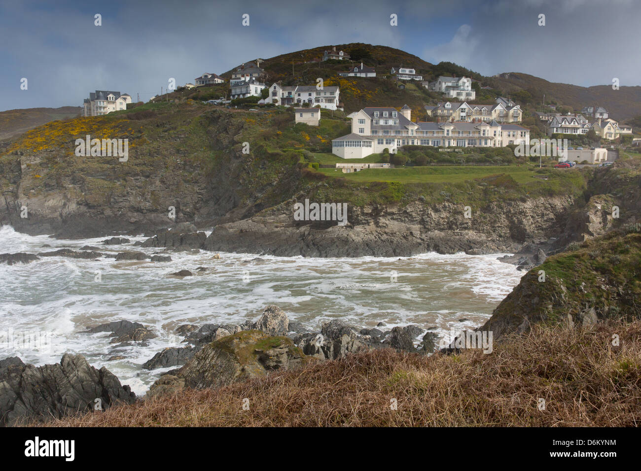 Barricane beach devon england idyllic landscape morte point mortehoe ...