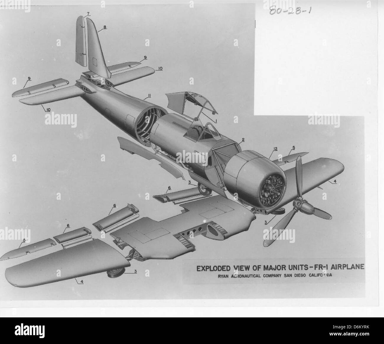Fireball fr1 ryan sandiegoairandspacemuseum hi-res stock photography ...