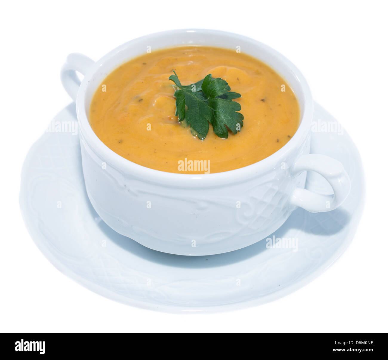 Traditional carrot soup Cut Out Stock Images & Pictures - Alamy