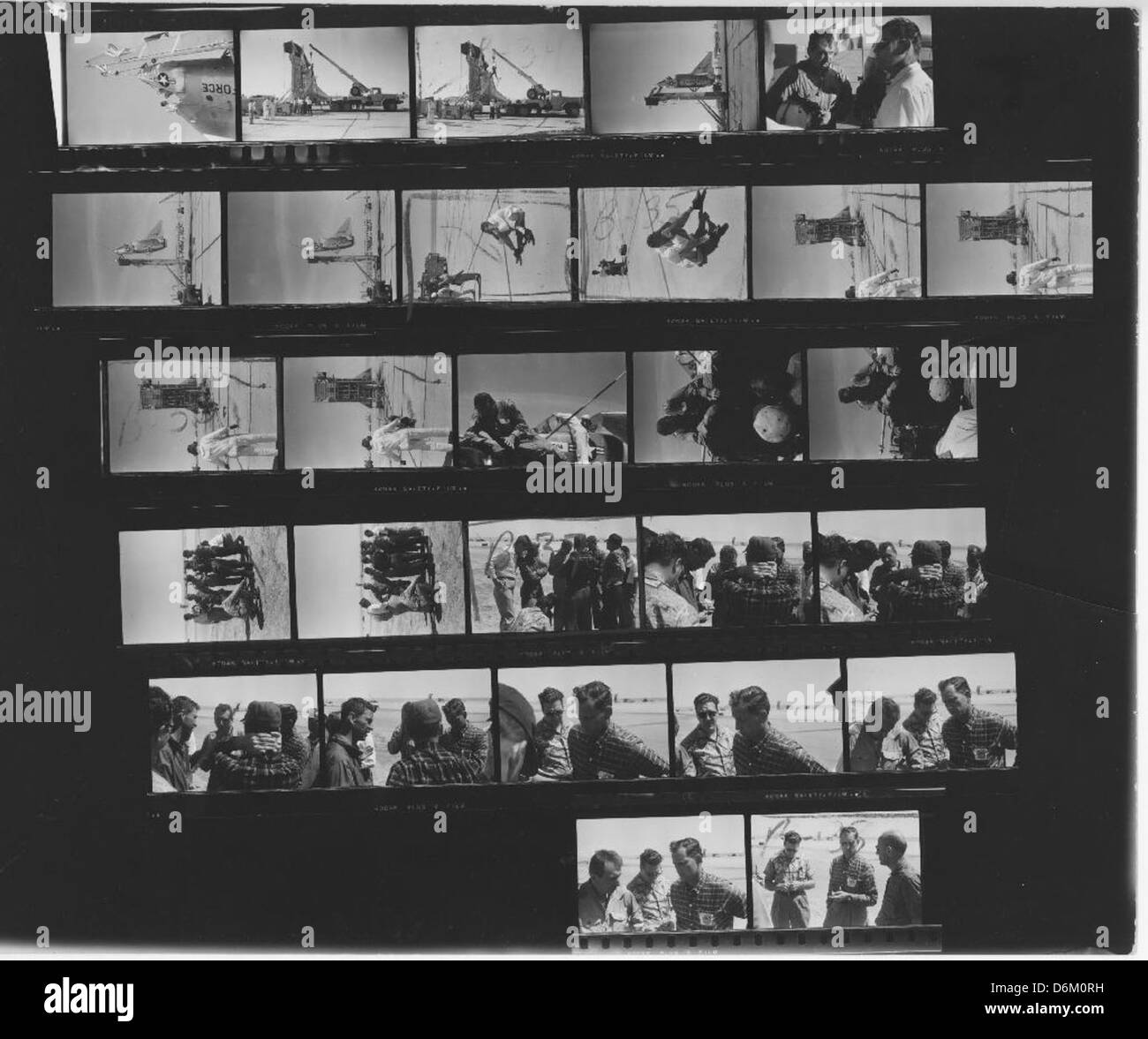This contact sheet features the Ryan X-13 Vertijet, a prototype ...