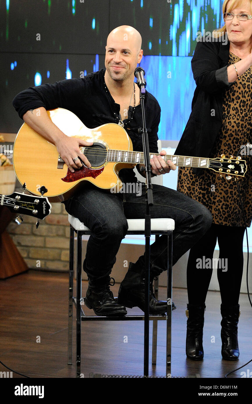 Chris Daughtry Rock band Daughtry performs live on The Marilyn Denis ...