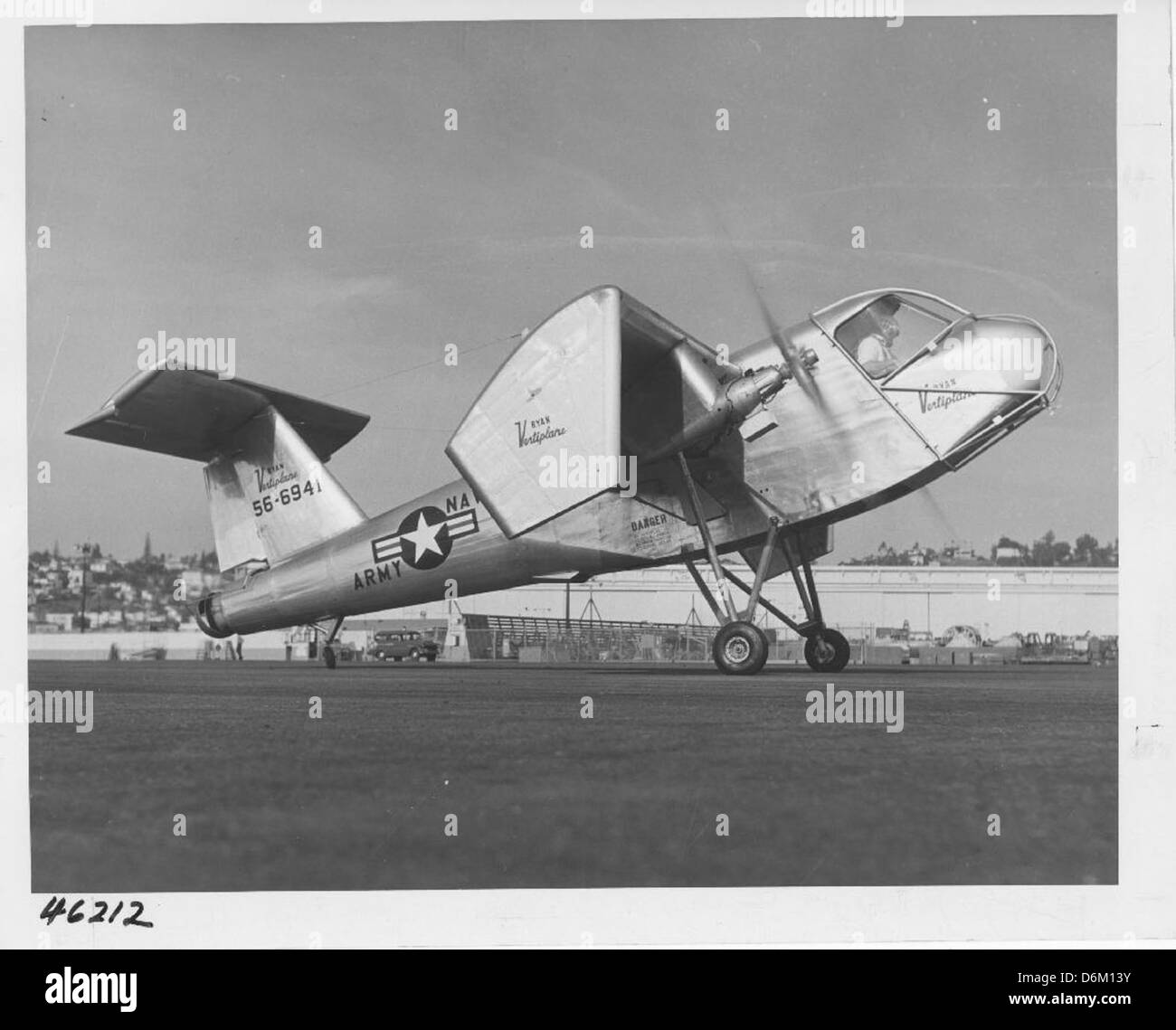 The Ryan VZ-3RY Vertiplane, developed in 1958, was an experimental ...