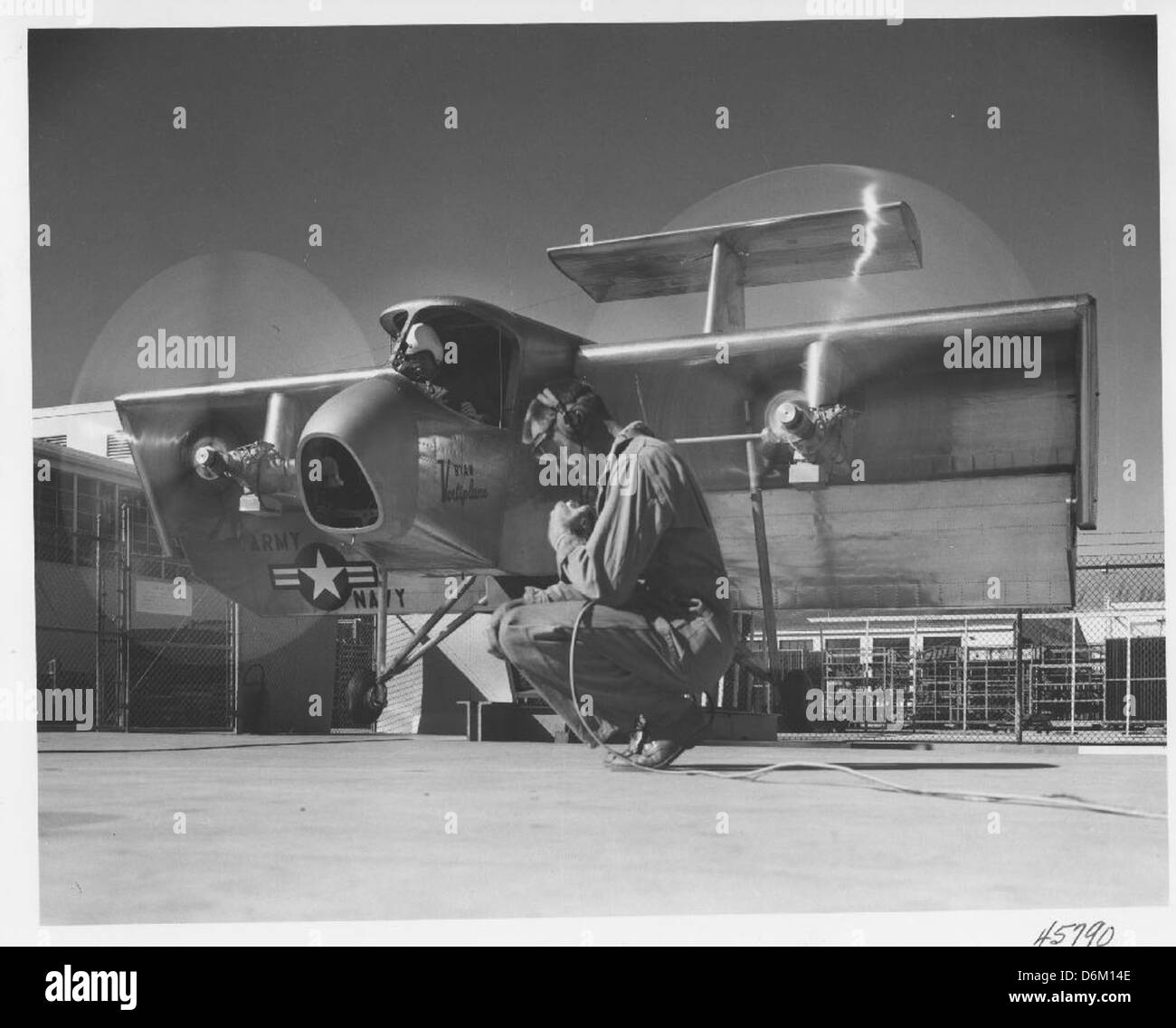 The Ryan VZ-3RY Vertiplane, developed in 1958, was an experimental ...