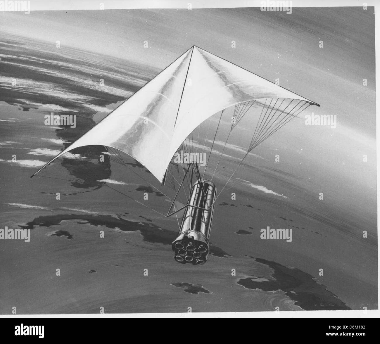 A photograph of the Ryan Flex Wing, part of the Apollo Program's ...