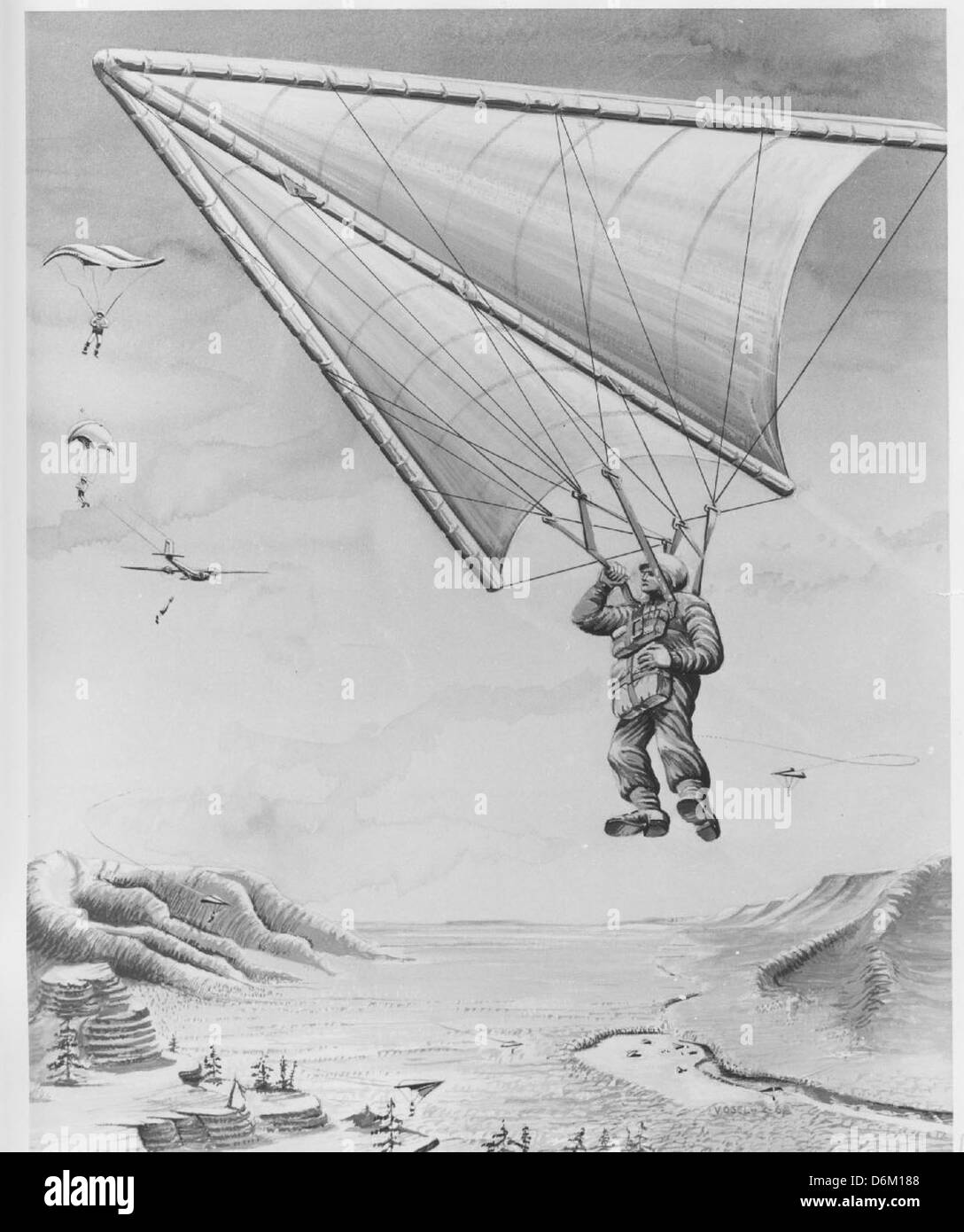 The Ryan Flex Wing, featuring the innovative Rogallo wing design, was ...