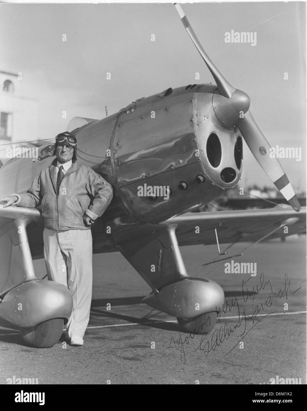 04 02373 001 Captain G Allan Hancock Founder Of The Hancock Flight School Namesake Of Allan
