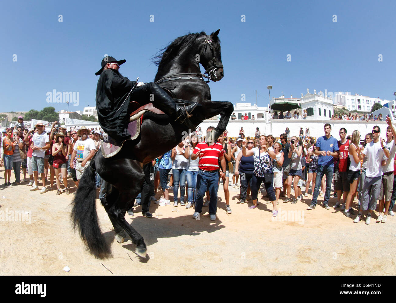 Spanish horse riders in traditional hi-res stock photography and images ...