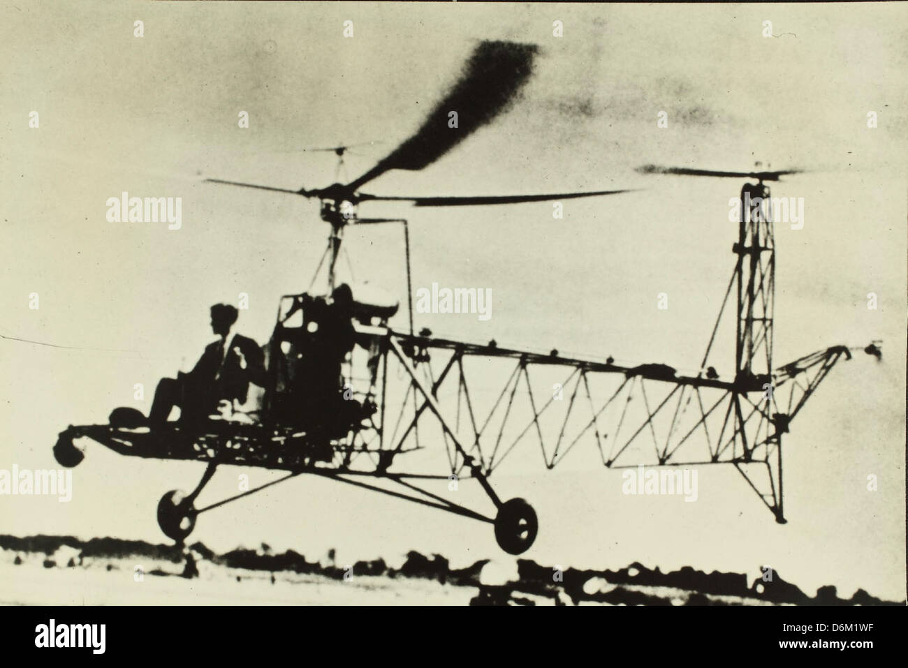 An early helicopter NHHS Photo Stock Photo - Alamy