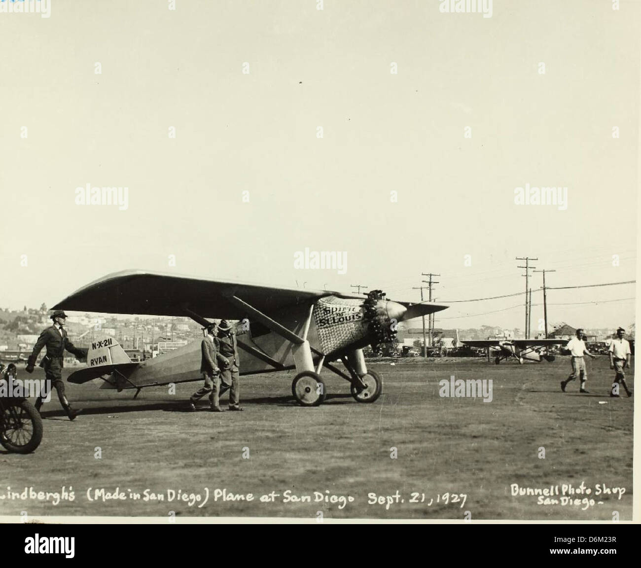 On September 21, 1927, the Spirit of St. Louis, piloted by Charles ...