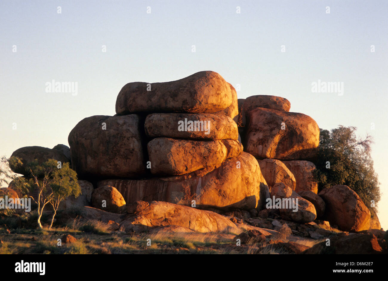 Australia, N.T. the Devils Marbles Stock Photo - Alamy