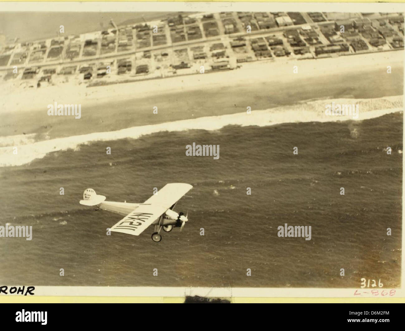 Charles Lindbergh’s historic flight in the Spirit of St. Louis, N-X-211 ...