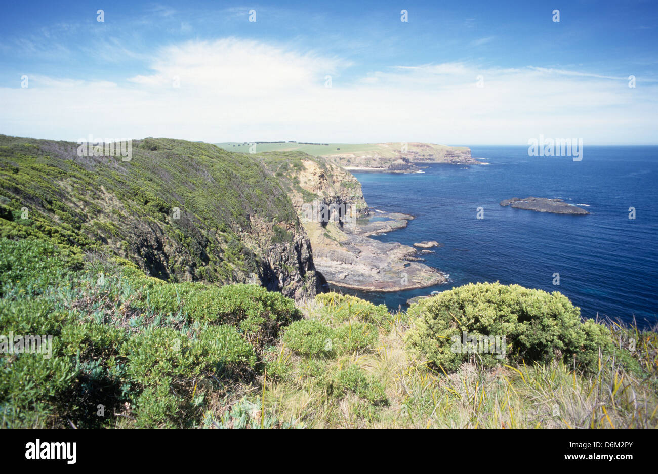 Australia, Victoria, Mornington Peninsula National Park, scenic view ...