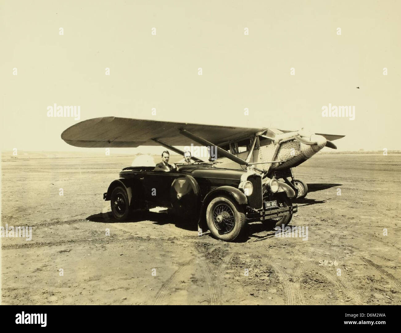 The Ryan B-1 Brougham, a twin-engine, low-wing monoplane developed by ...