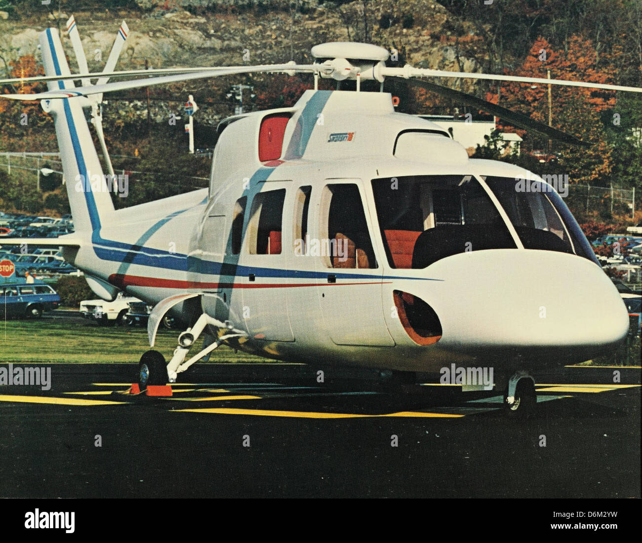 The Sikorsky S-76 helicopter, known for its reliability and versatility ...