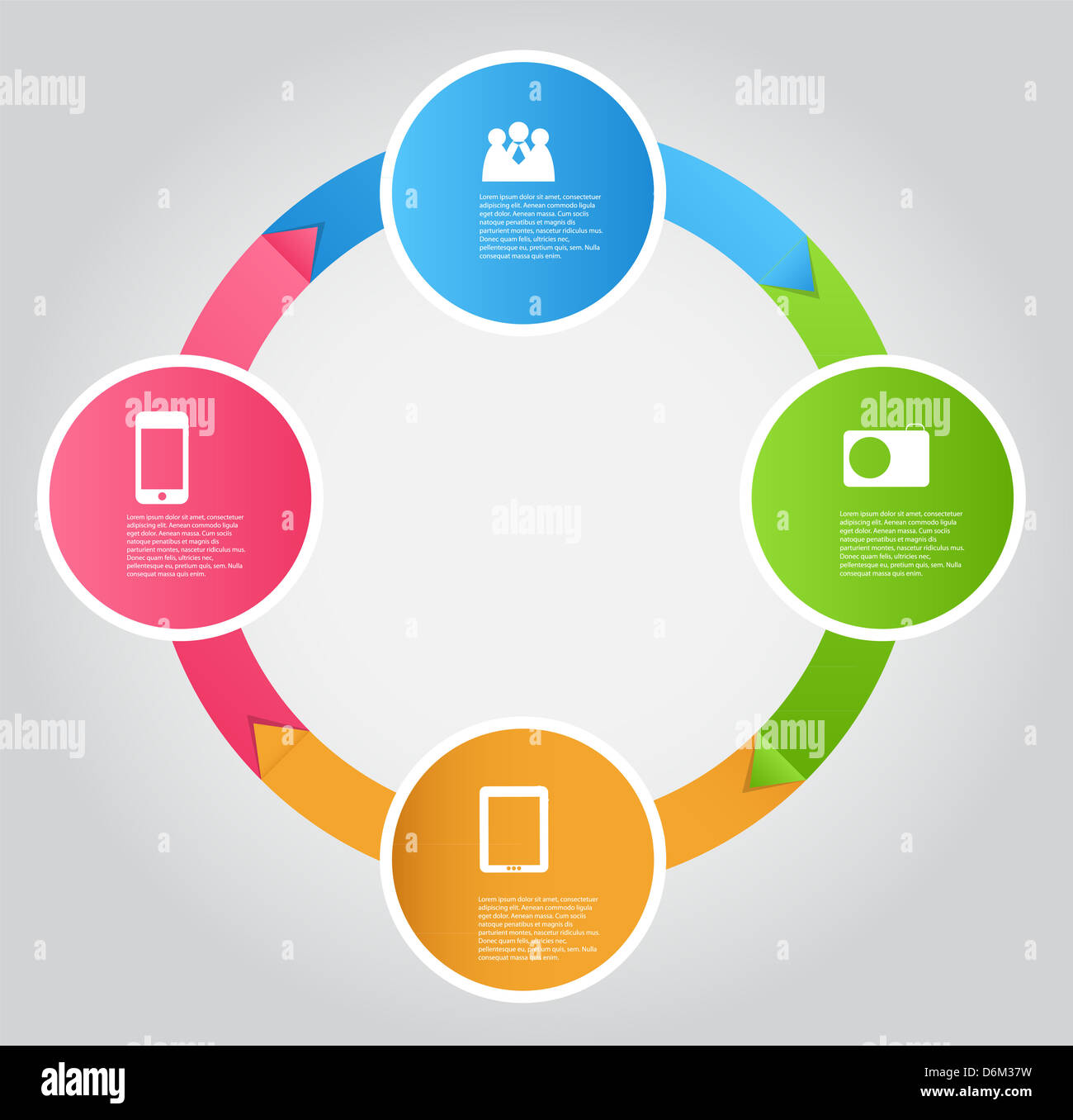 Infographic business template vector illustration Stock Photo - Alamy