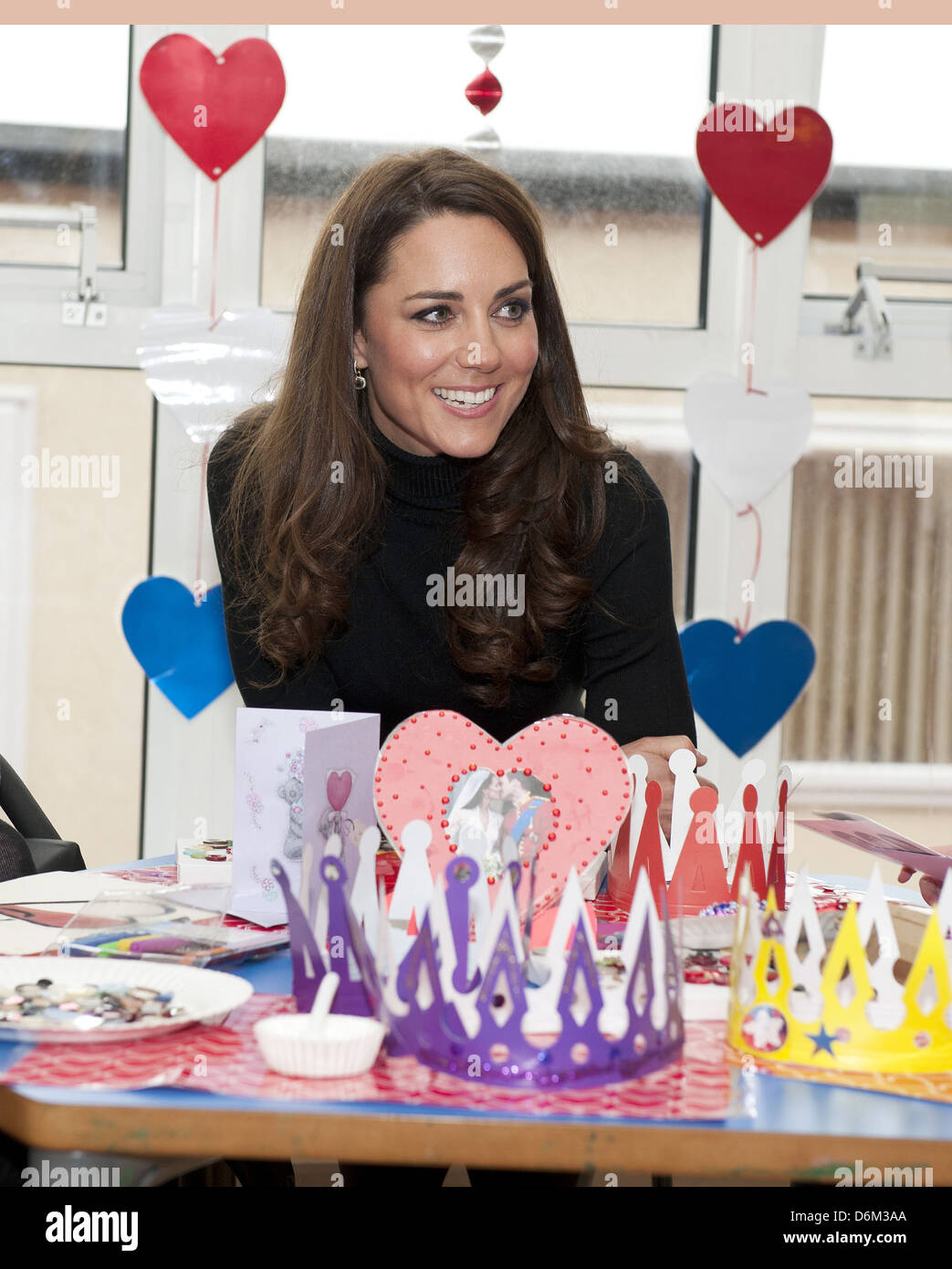 Catherine, Duchess of Cambridge aka Kate Middleton, visiting Alder Hey ...