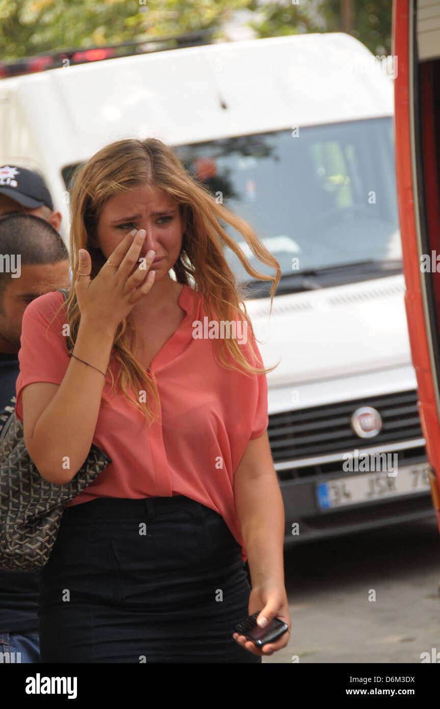 A fire that broke out at the 42-story Polat Tower Residence, a high ...