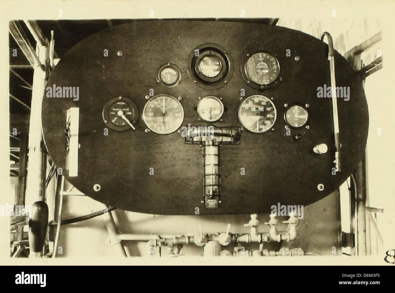 This close-up image of an aircraft's instrument panel highlights the ...