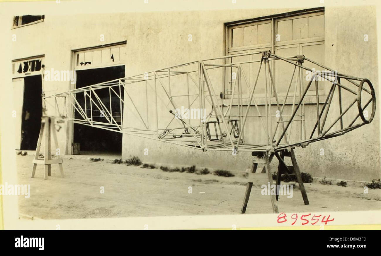 This image shows a fuselage frame, a crucial part of an aircraft's ...