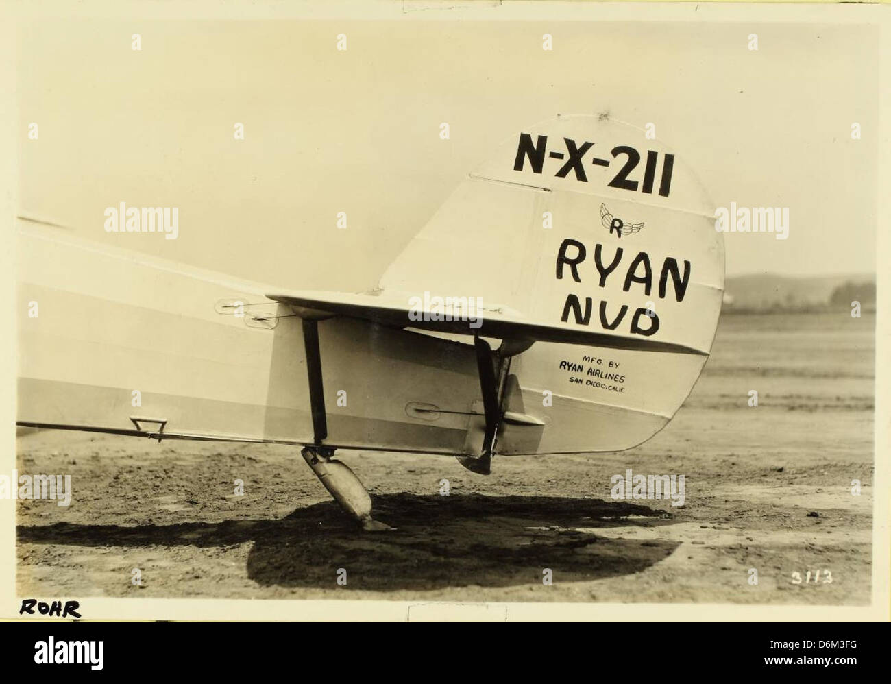 This close-up of an aircraft’s tail number highlights the unique ...