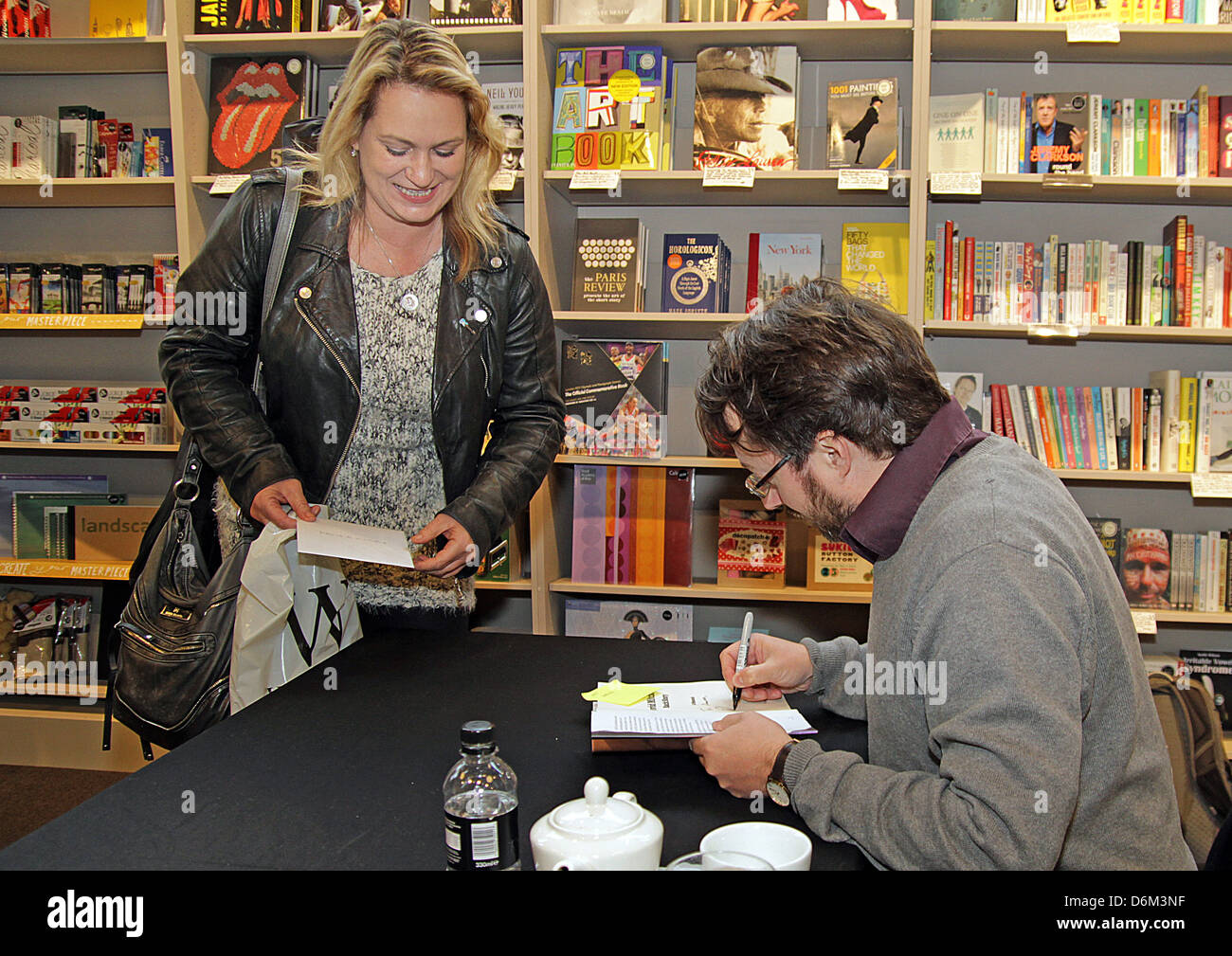 David Mitchell Meets Fans and Signs Copies of his Book 'Back Story' at ...