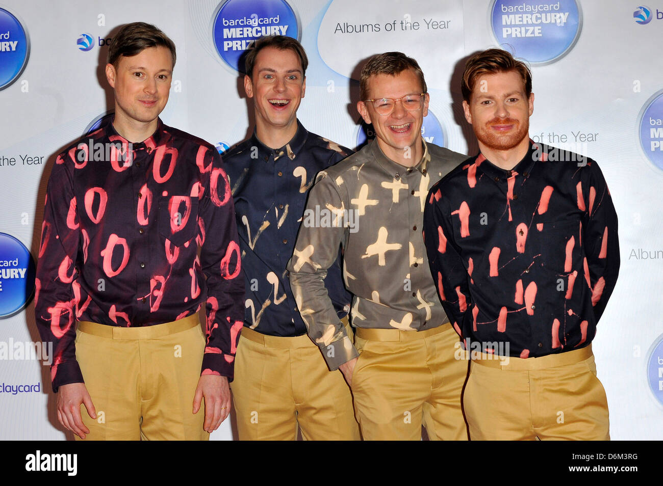 Django Django Barclaycard Mercury Music Prize held at the Roundhouse ...