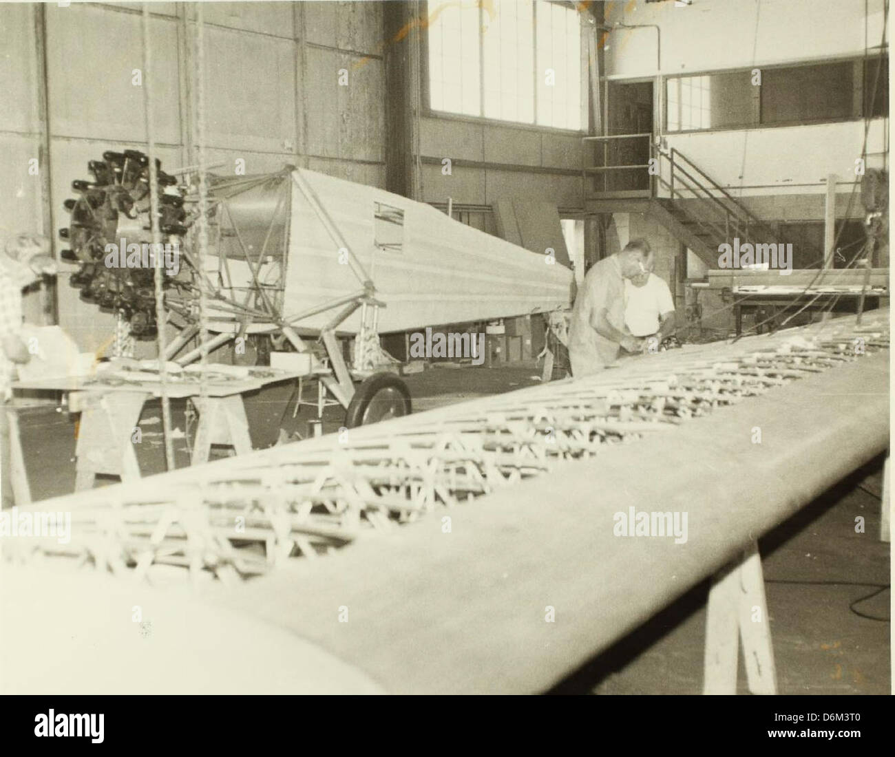 The wing structure for Spirit II, designed for the San Diego Aerospace ...