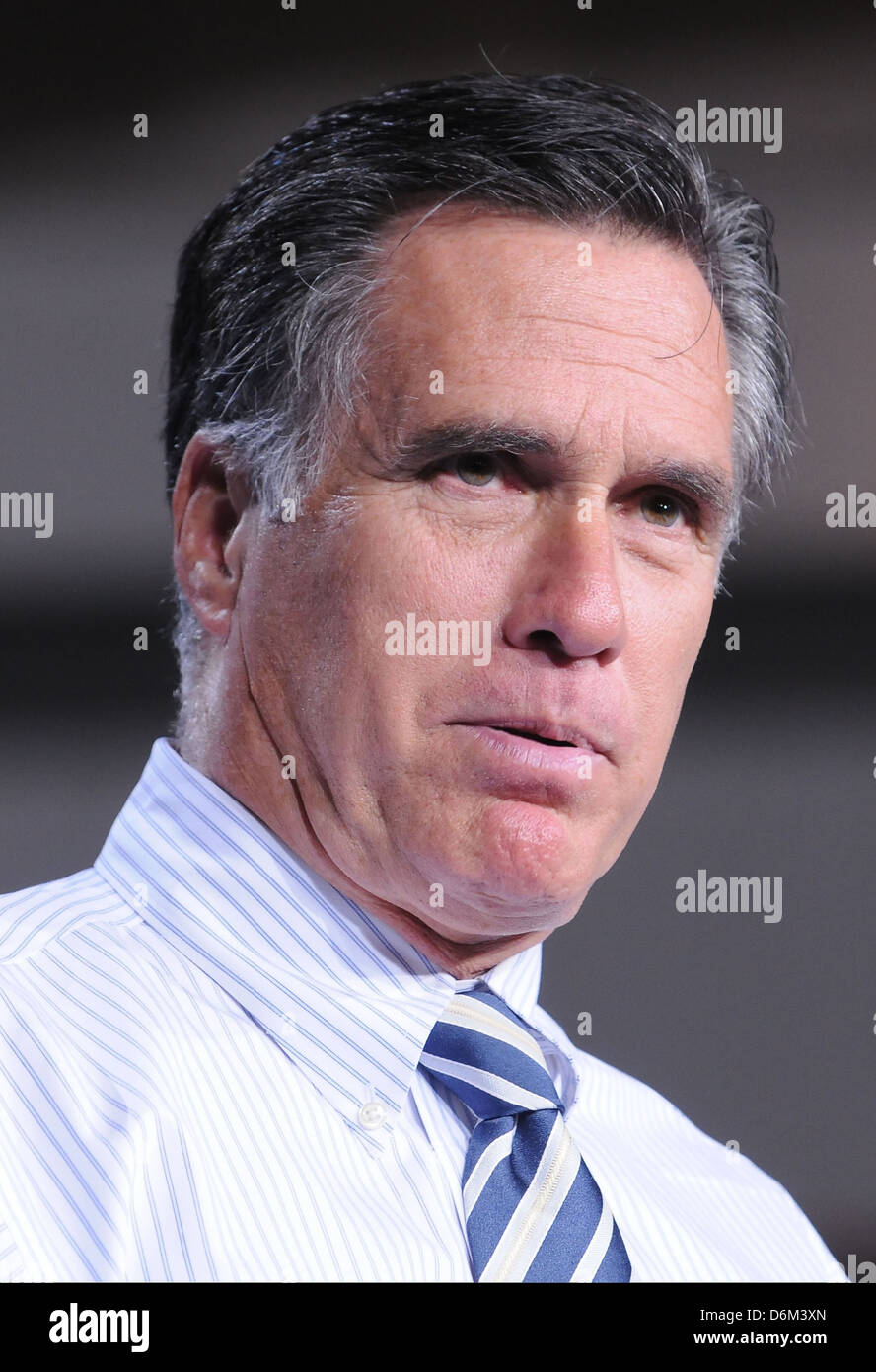 Republican presidential candidate, former Massachusetts Gov, Mitt ...