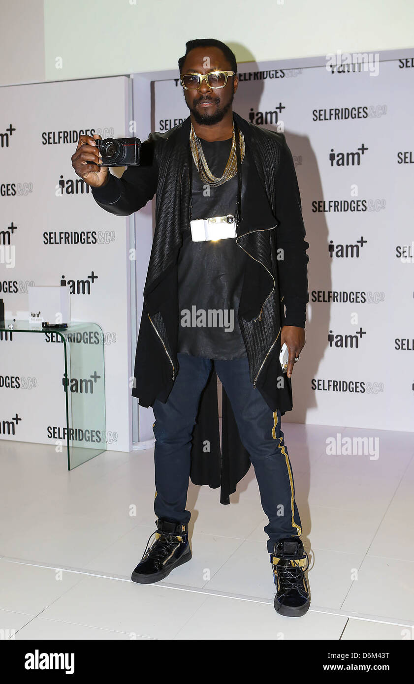 will.i.am, at the photocall to launch the i.am+ camera accessories ...