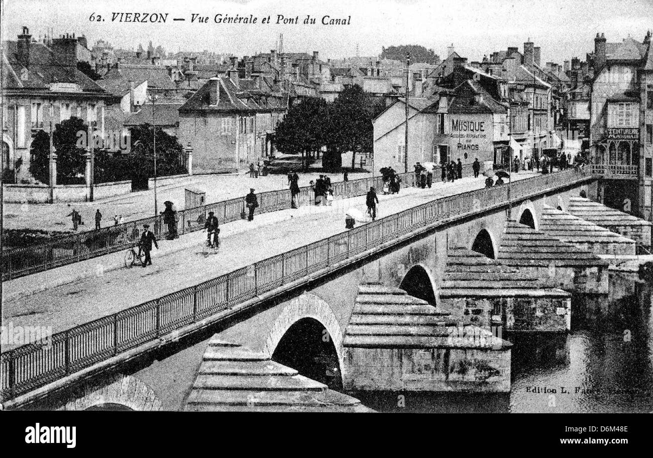 Hickman’s photograph of the Vierzon Canal Bridge in France during World ...
