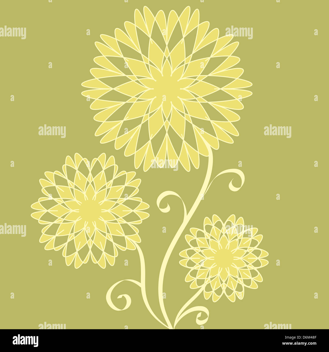 Colorful artistic floral design pattern Stock Photo - Alamy