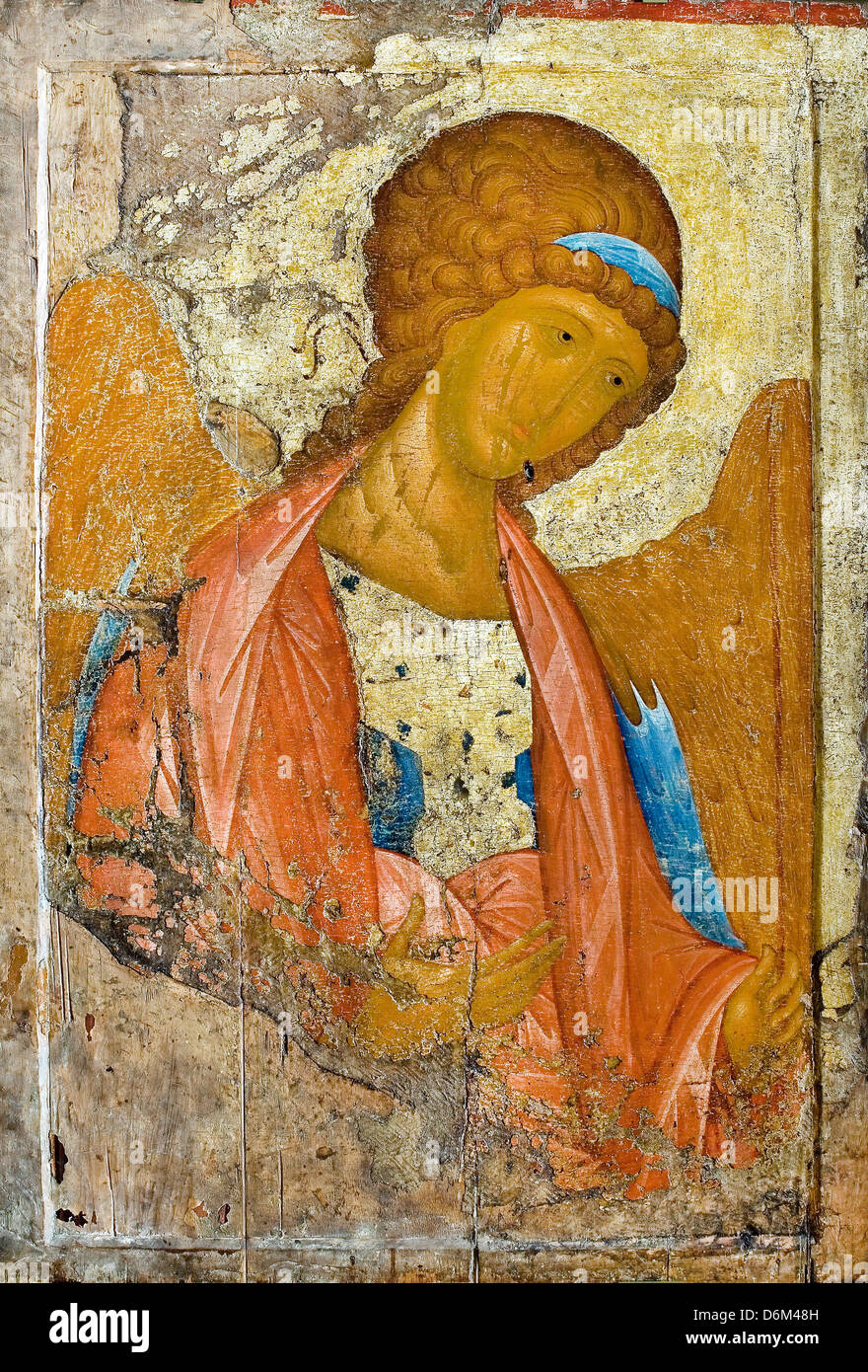 Andrei Rublev, Archangel Michael. From the Deisus Chin (Row ...