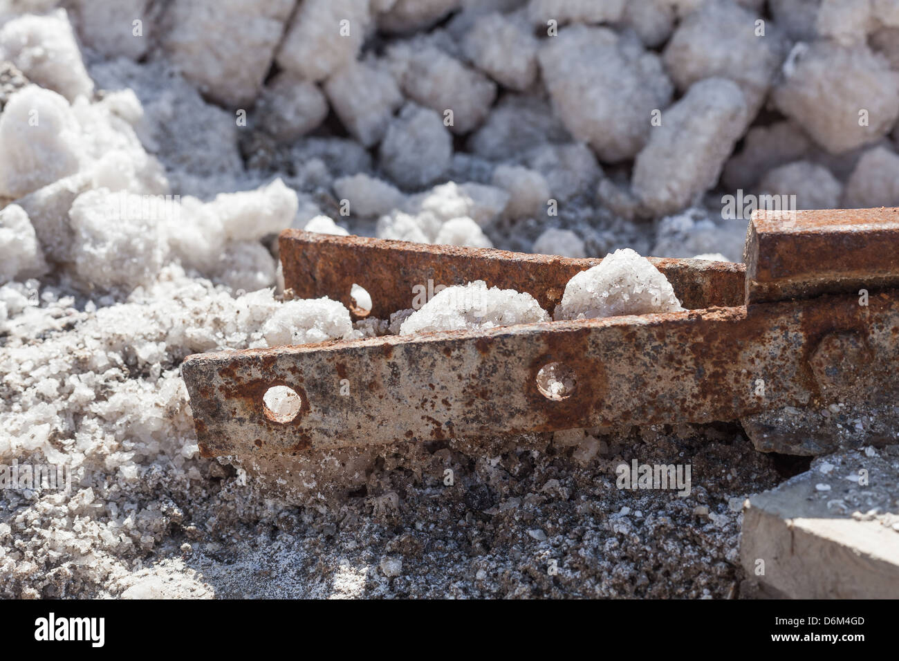 Rock salt production hi-res stock photography and images - Alamy