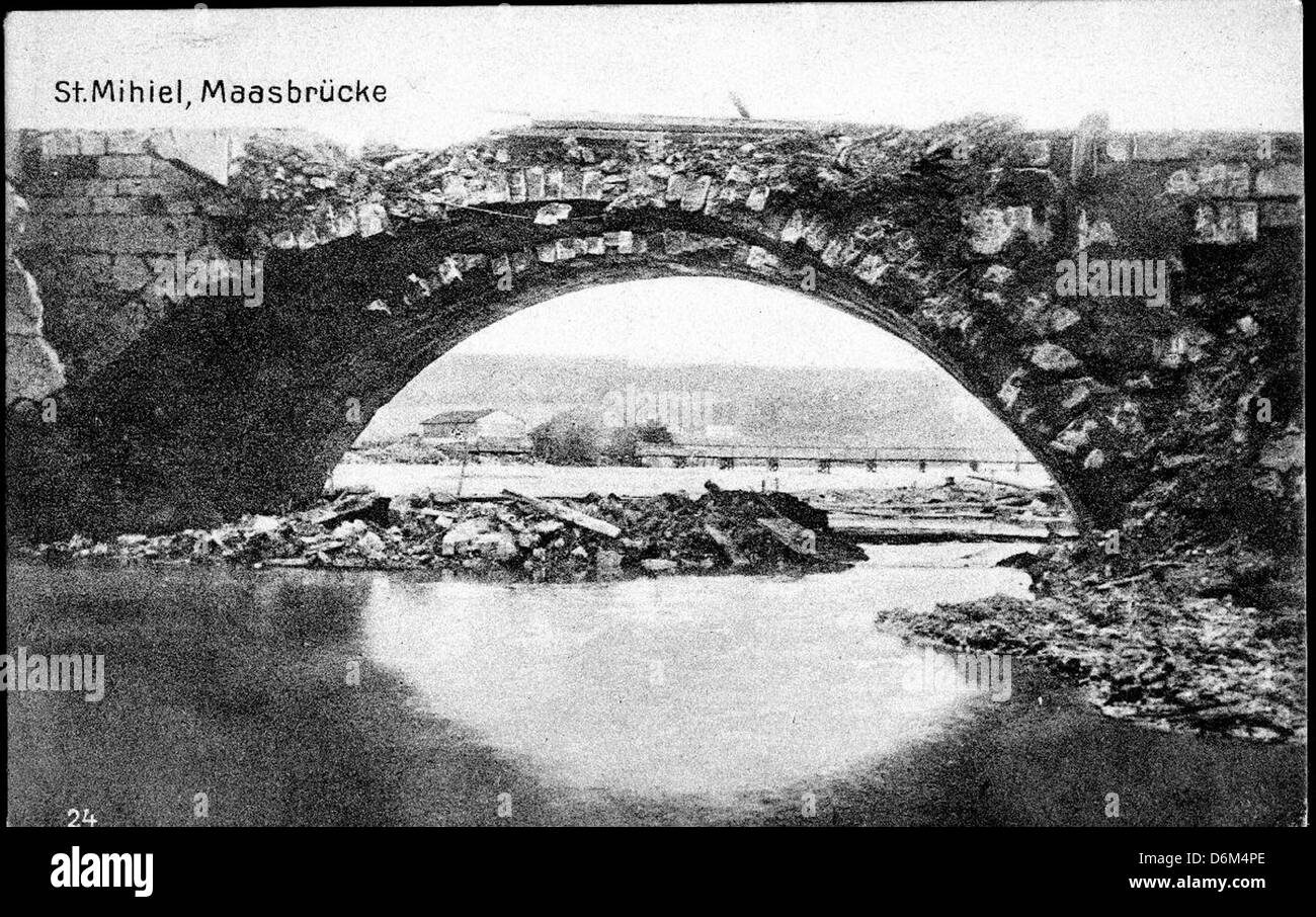 The St. Mihiel and Maasbrücke battles during World War I were ...